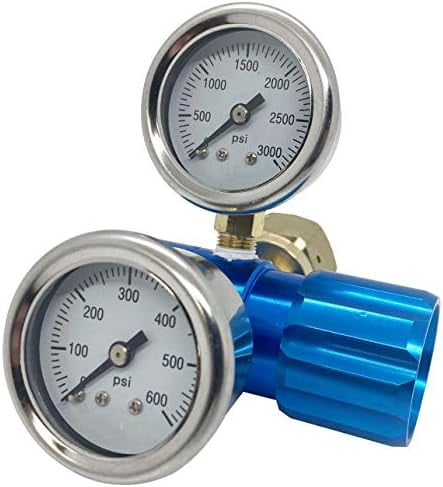 Adjustable High Flow 400 PSI Carbon Dioxide Co2 Regulator for Off Road ...