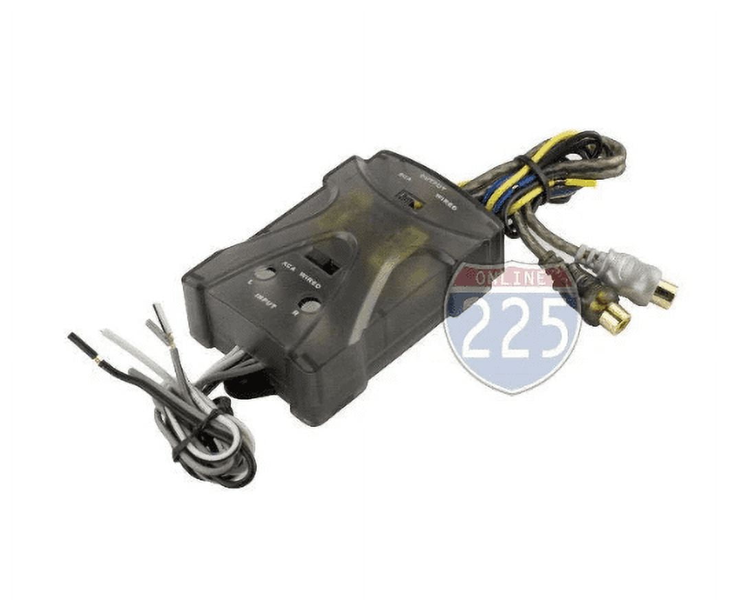 Adjustable High to Low 2-Channel Line Output Converter w Auto Remote ...