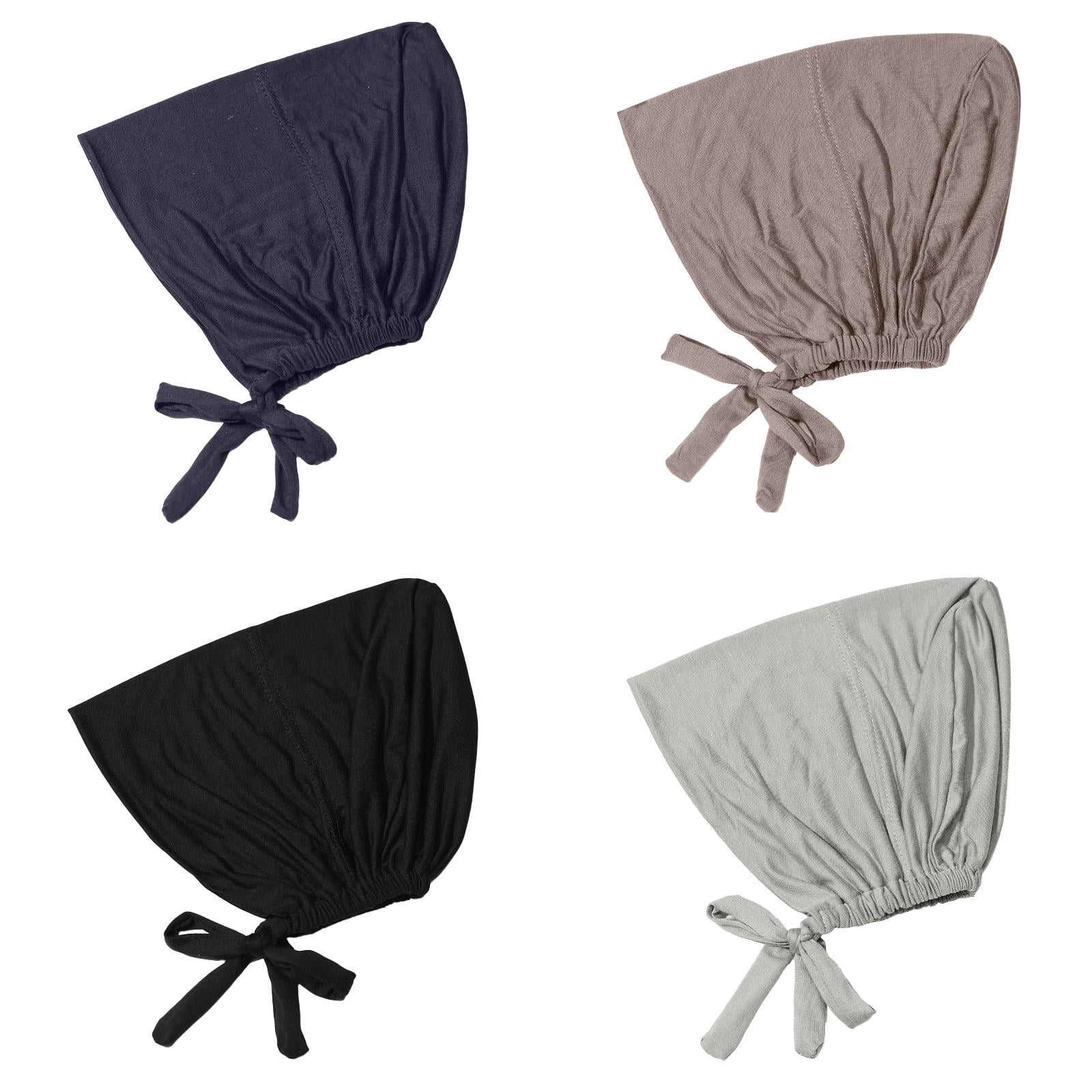 Adjustable Hijab Undercap Under Scarf Hat, Soft & Breathable Turban ...