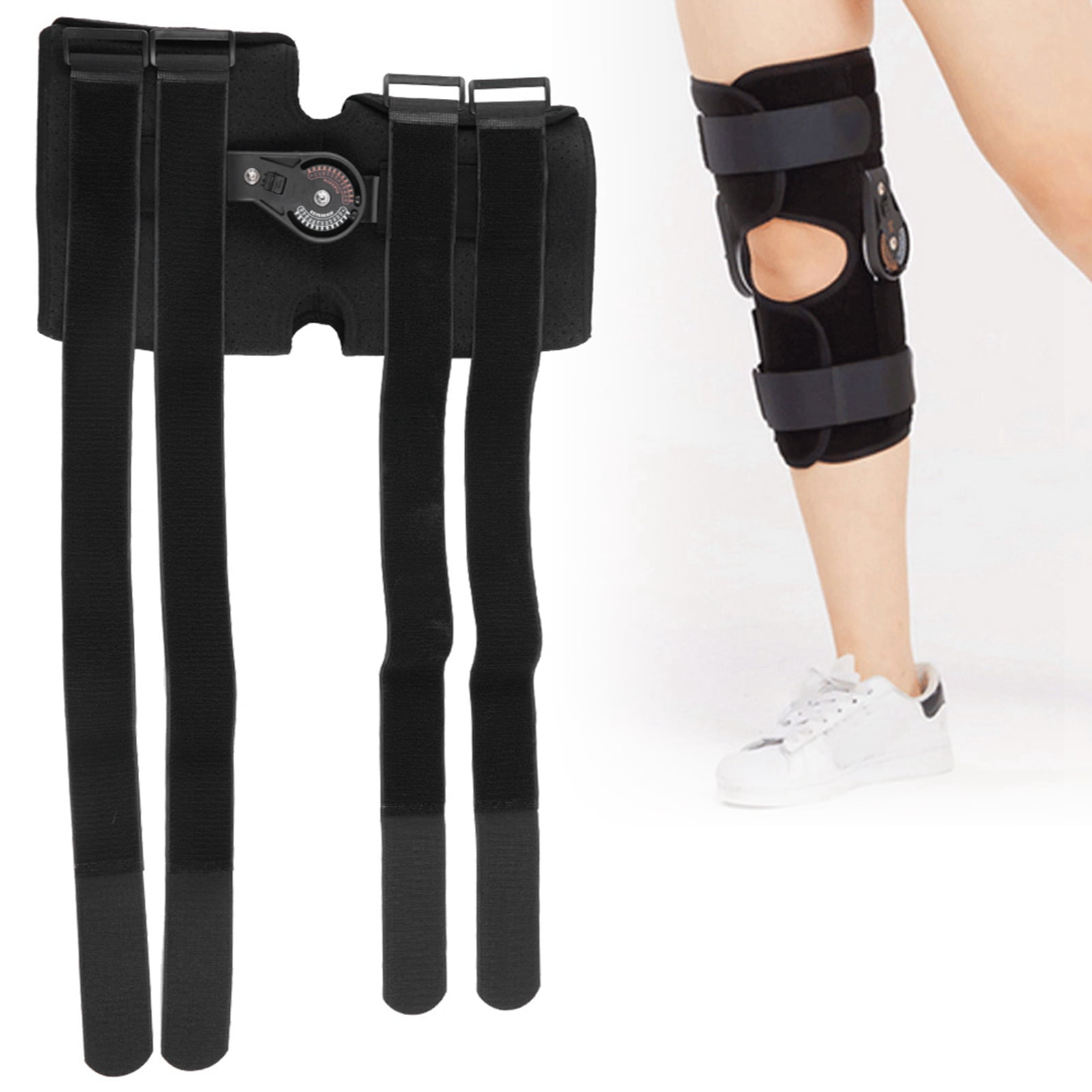 Adjustable Hinged Knee Brace, Short Knee Joint with Chuck Medical ...