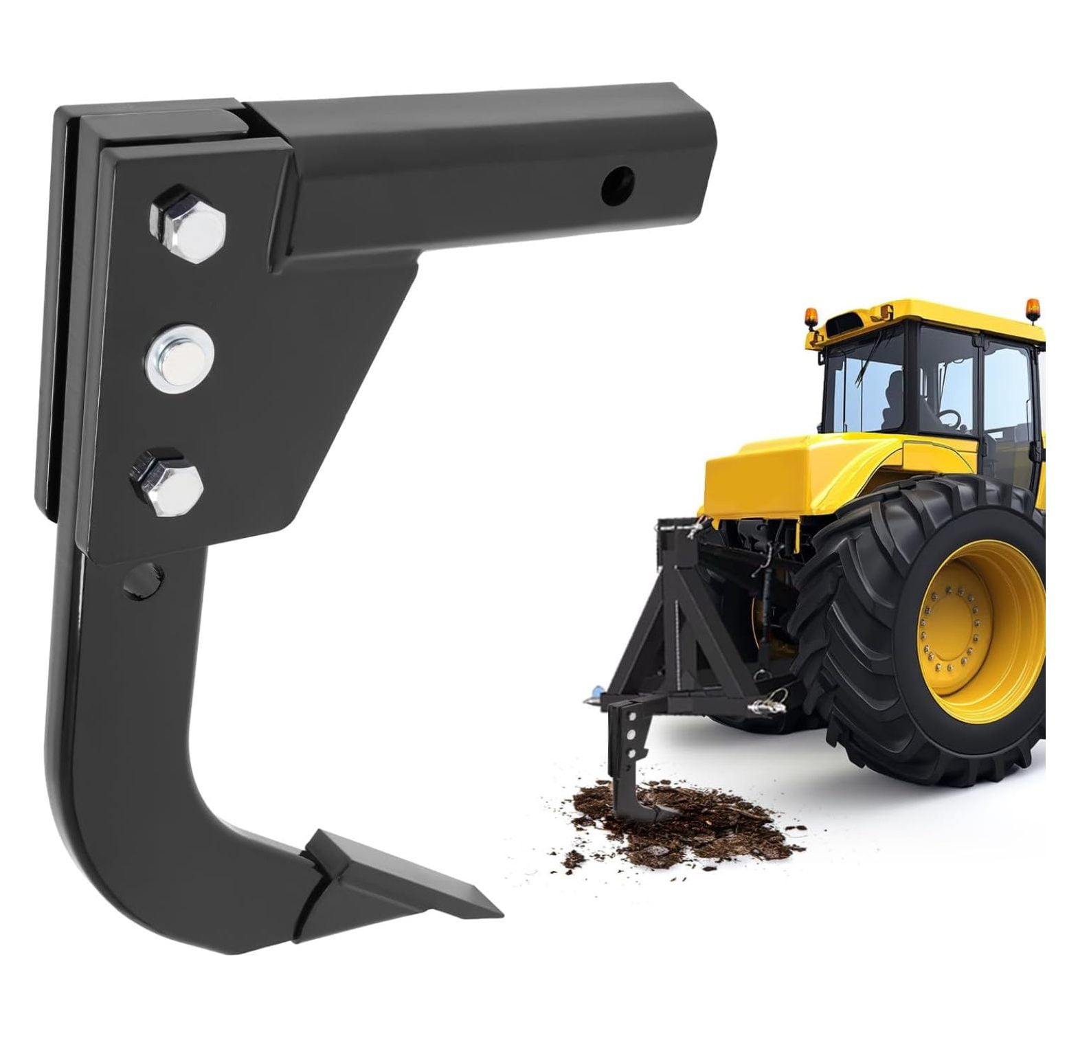 Adjustable Hitch Mounted Ripper for 2" Receiver Adapters Plough Blade ...