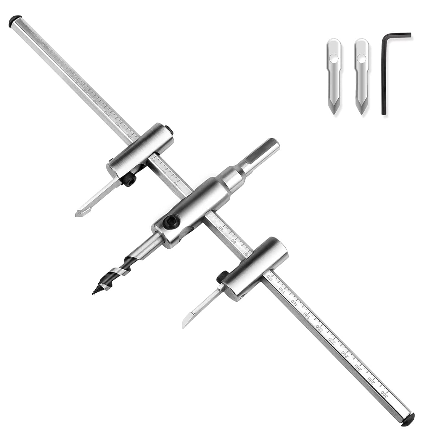 Adjustable Hole Saw Drywall Circle Cutter Drill Bit for Drywall Wood ...