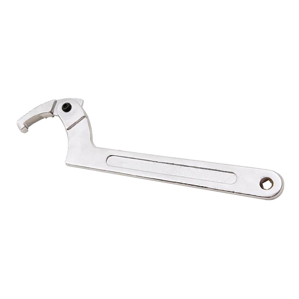 Adjustable Hook Pin Wrench C Spanner 19-51mm Square Tools - Walmart.com