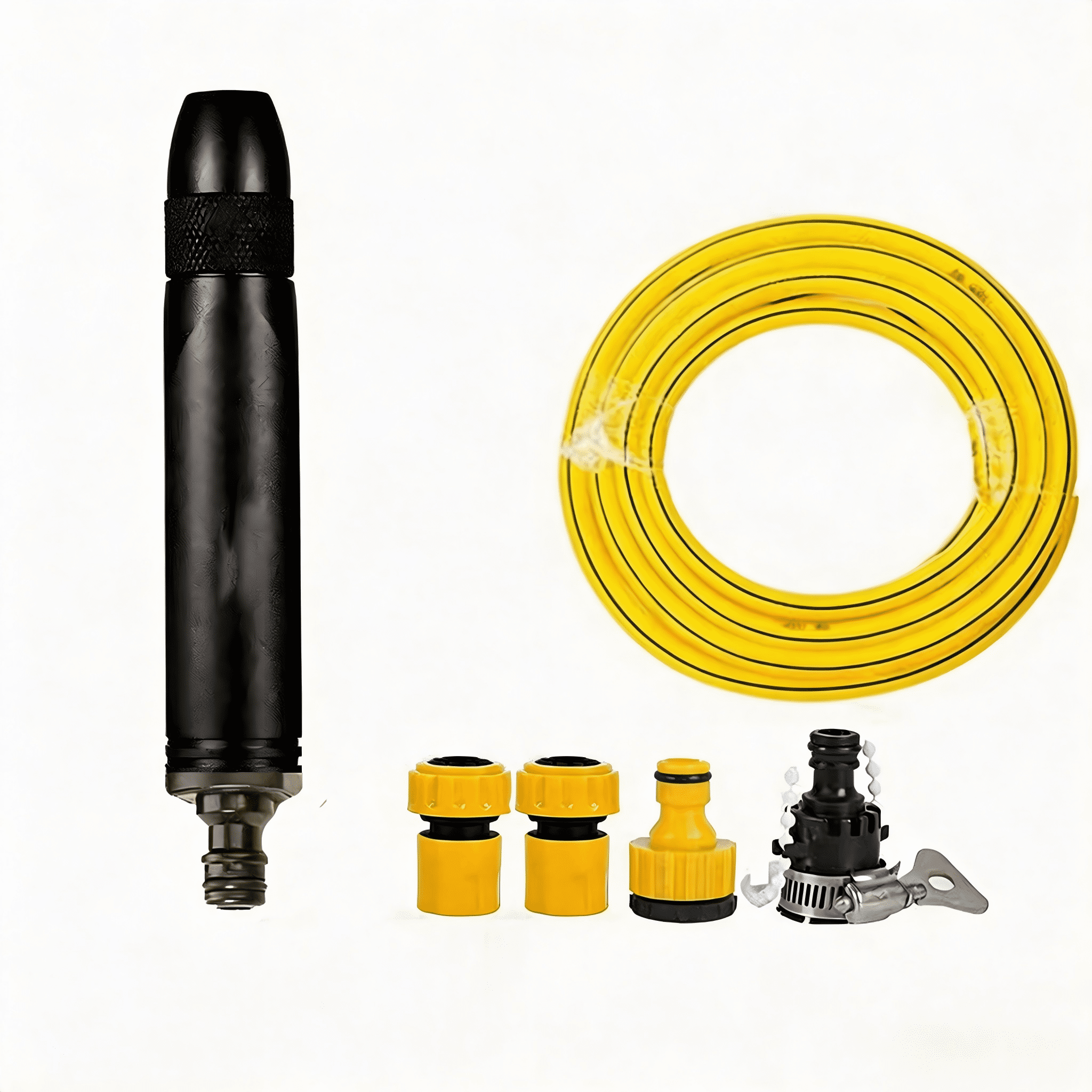 Adjustable Hose Nozzle Brass, Direct Spray Gun with Power Jet, High ...
