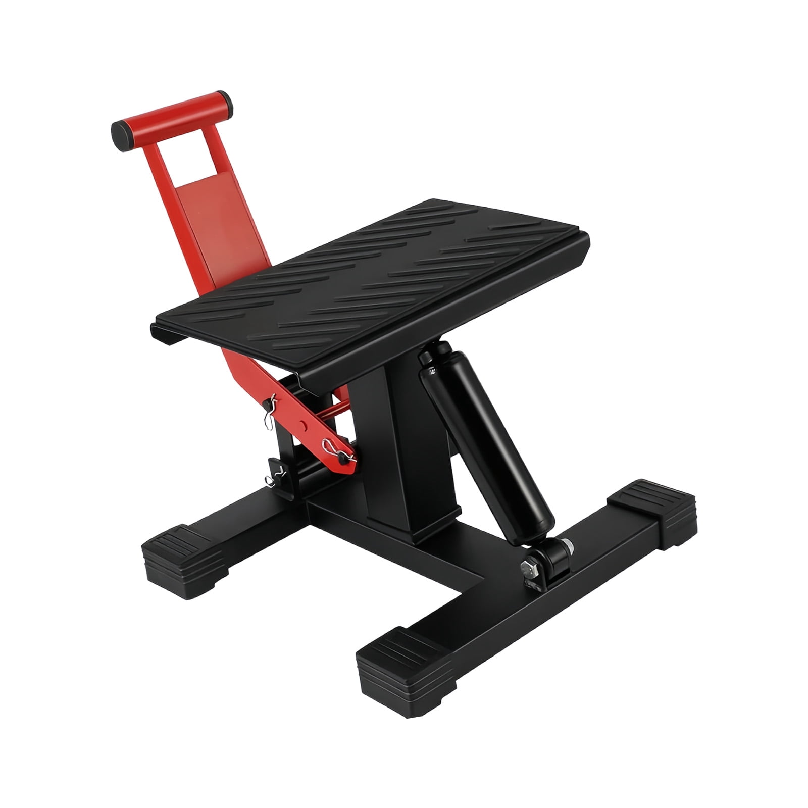 Adjustable Hydraulic Lift Motorcycle Repair Stand Sturdy Iron Frame For ...