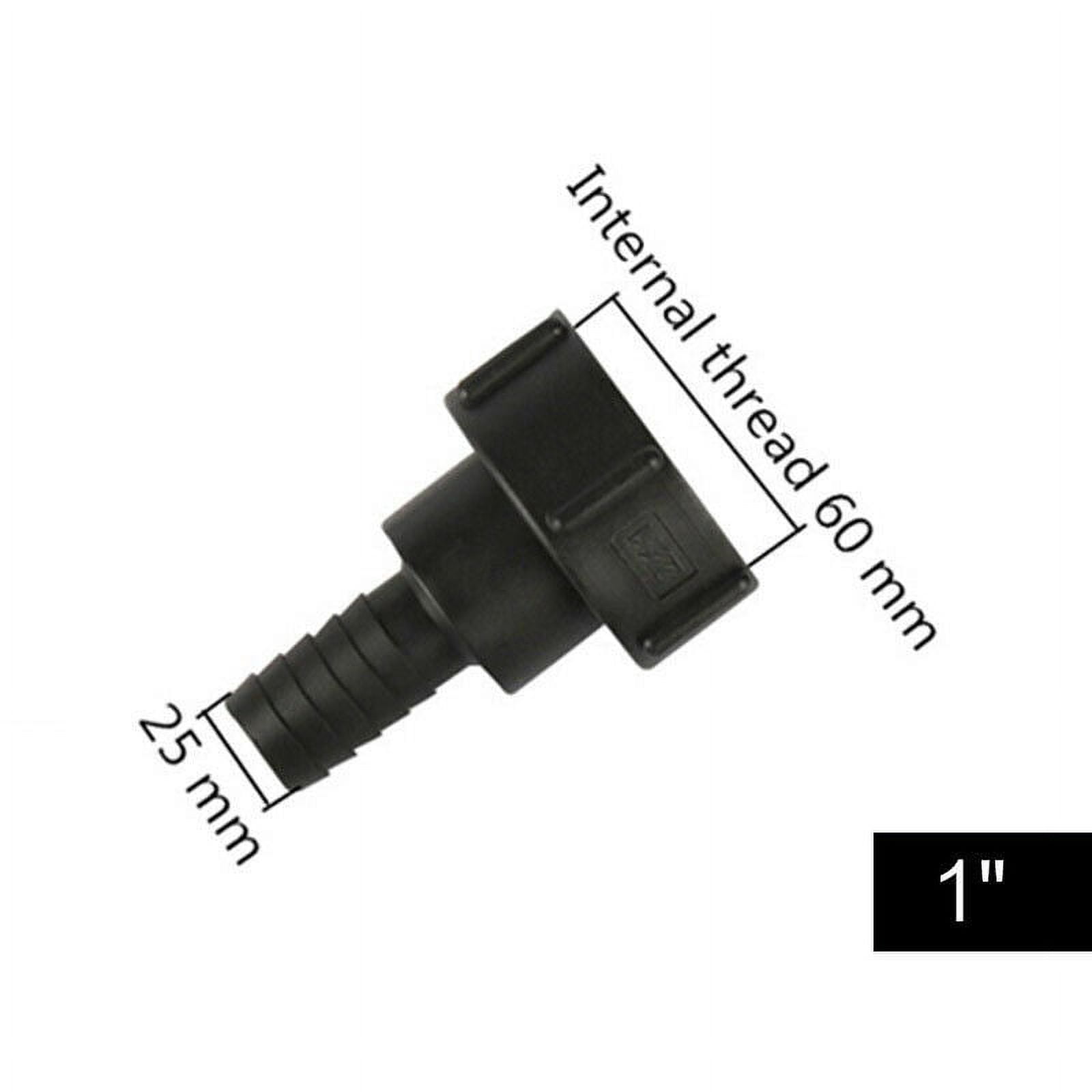 Adjustable IBC Tank Connector 60mm Internal Thread to 3/4 Pipe ...