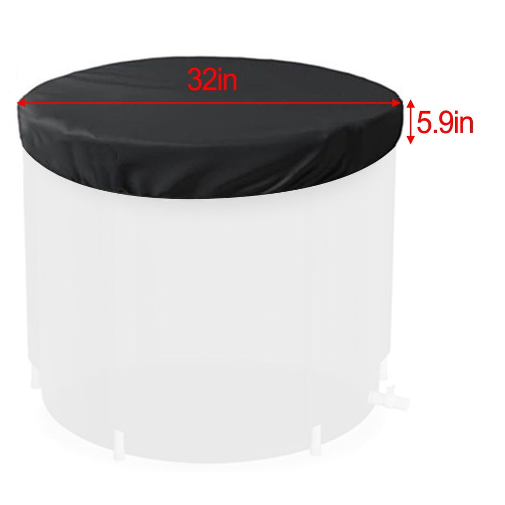 Adjustable Ice Bath Cover Elastic Design For Secure Fit Protects Cold ...