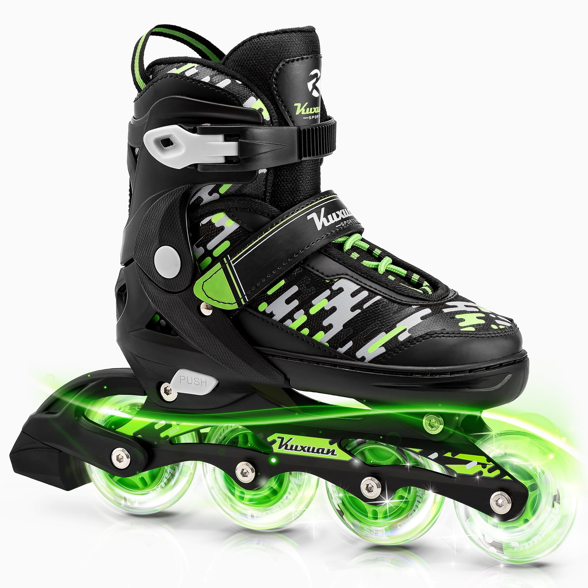 Adjustable Inline Skates for Kids Boys Girls Women Beginner Fun ...