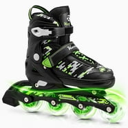 SubSun Kids Rollerblades, Boys & Girls Inline Skates with Light-Up ...