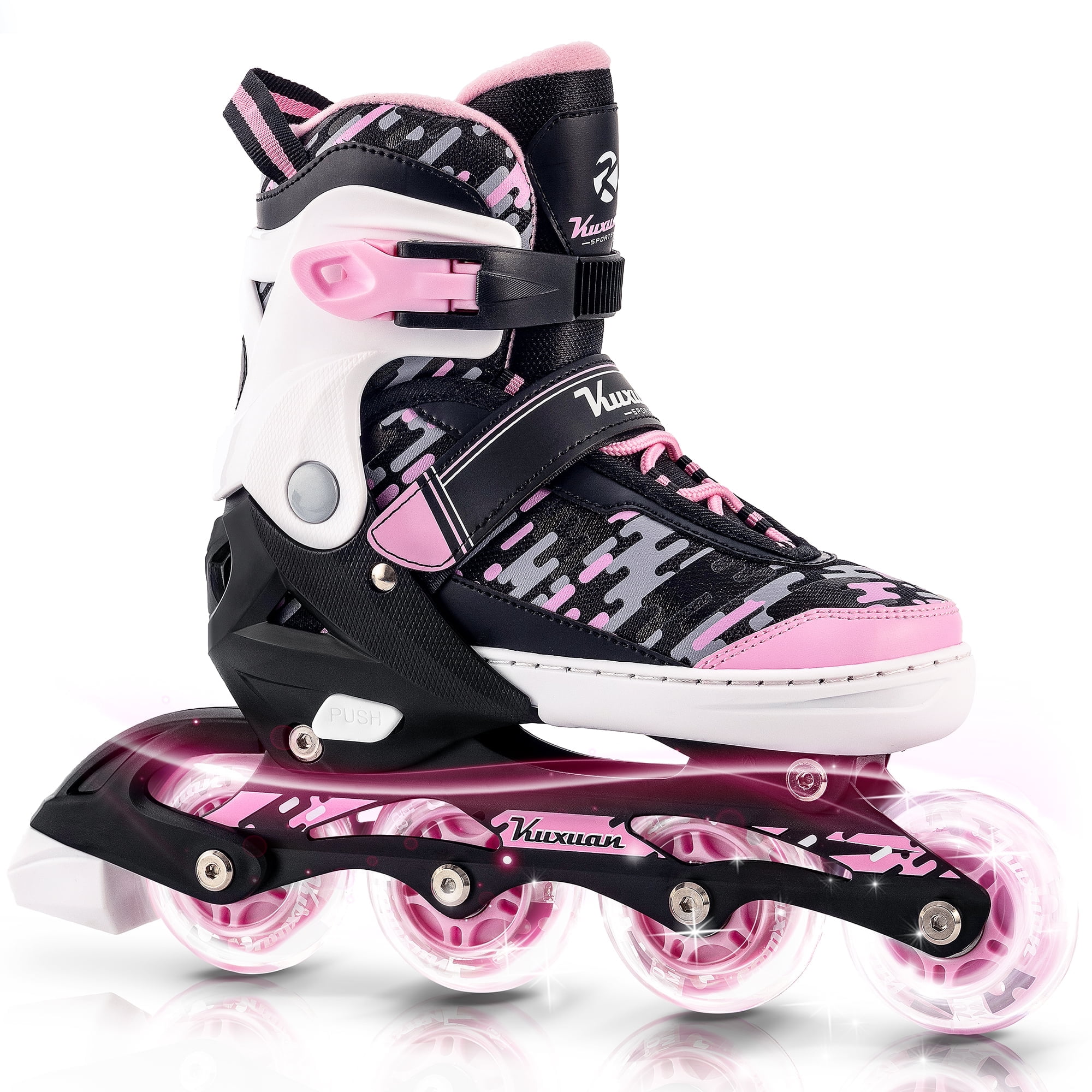 Adjustable Inline Skates for Kids Boys Girls Women Beginner Fun ...