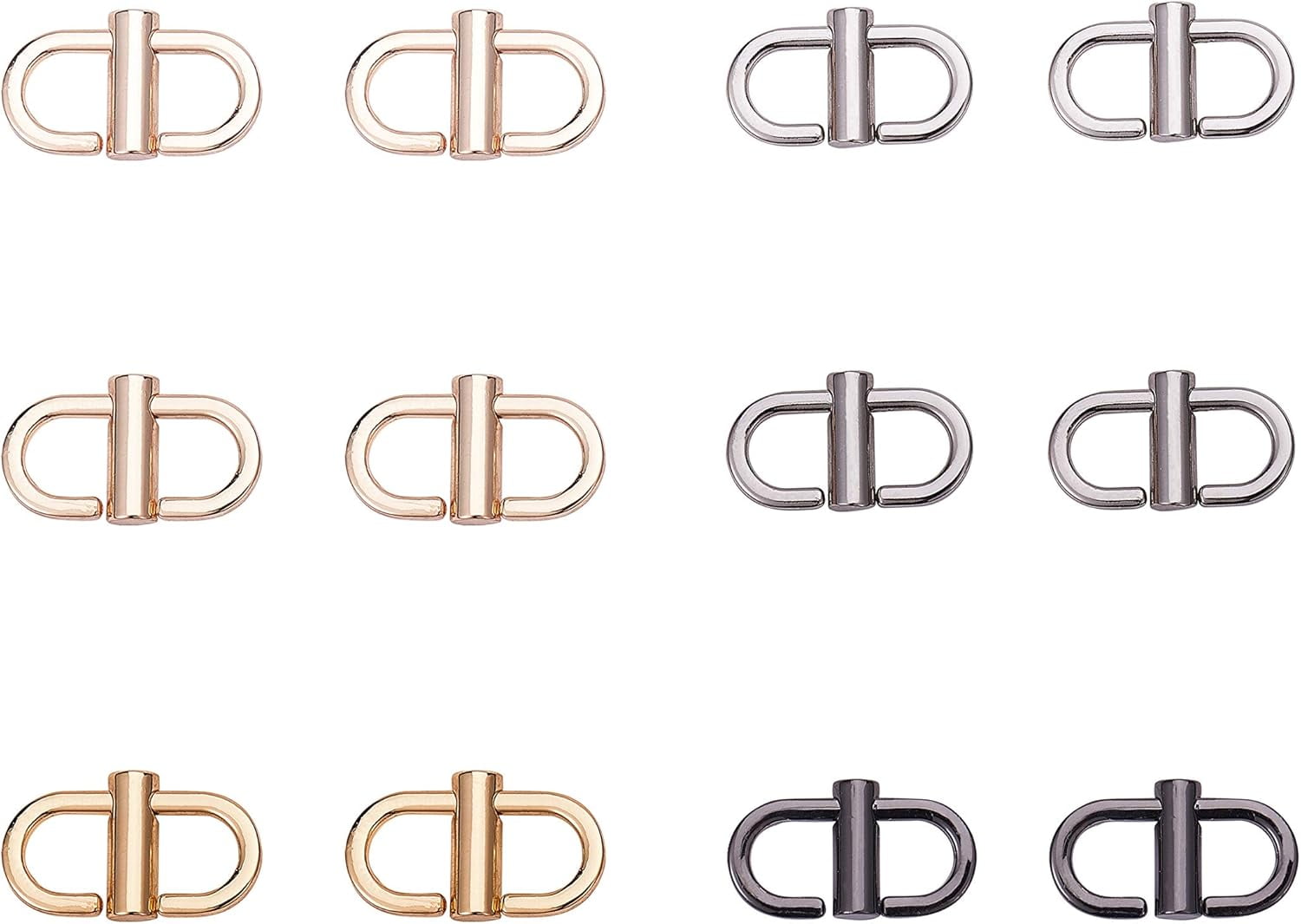 Adjustable Iron Buckles for Chain Strap Bag Shorten Shoulder Crossbody ...