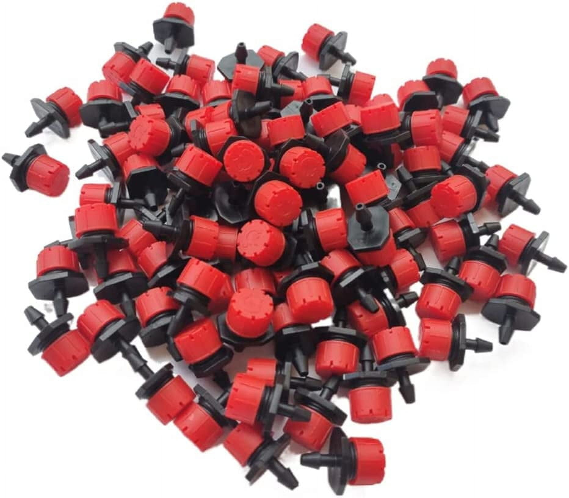 Adjustable Irrigation Drippers Sprinklers Parts, 1/4 Inch Emitter ...