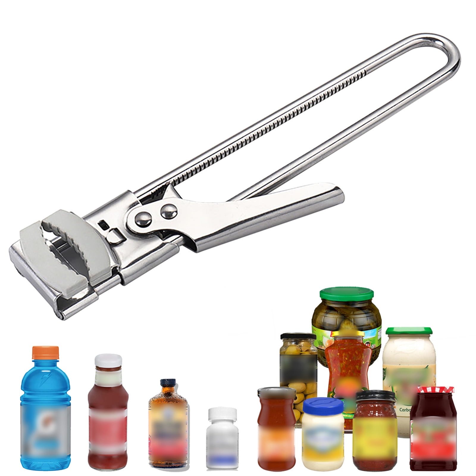 Adjustable Jar Opener Stainless Steel Professional Manual Jar Bottle ...