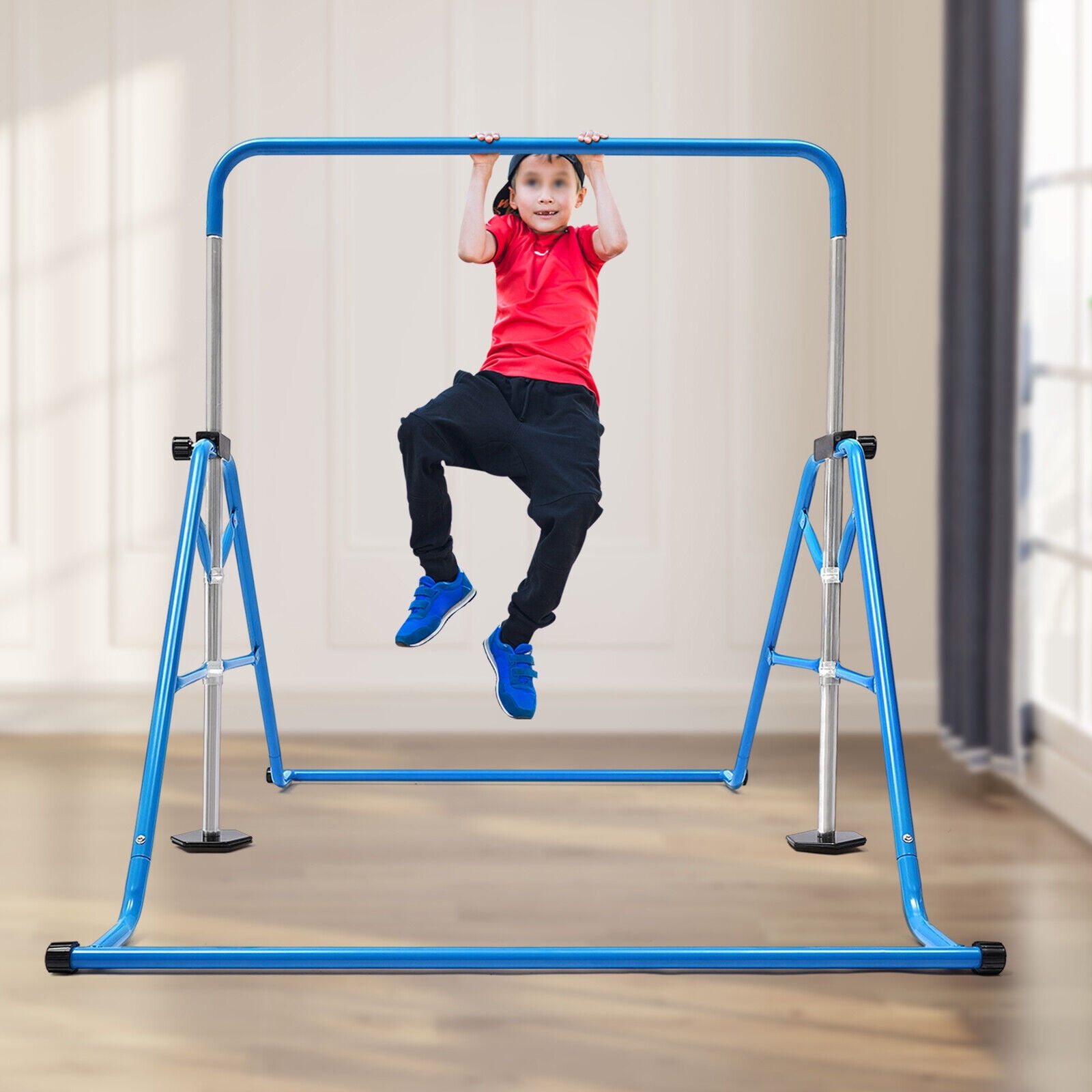 Adjustable Junior Kids Training Horizontal High Bars Gymnastics Bar For ...