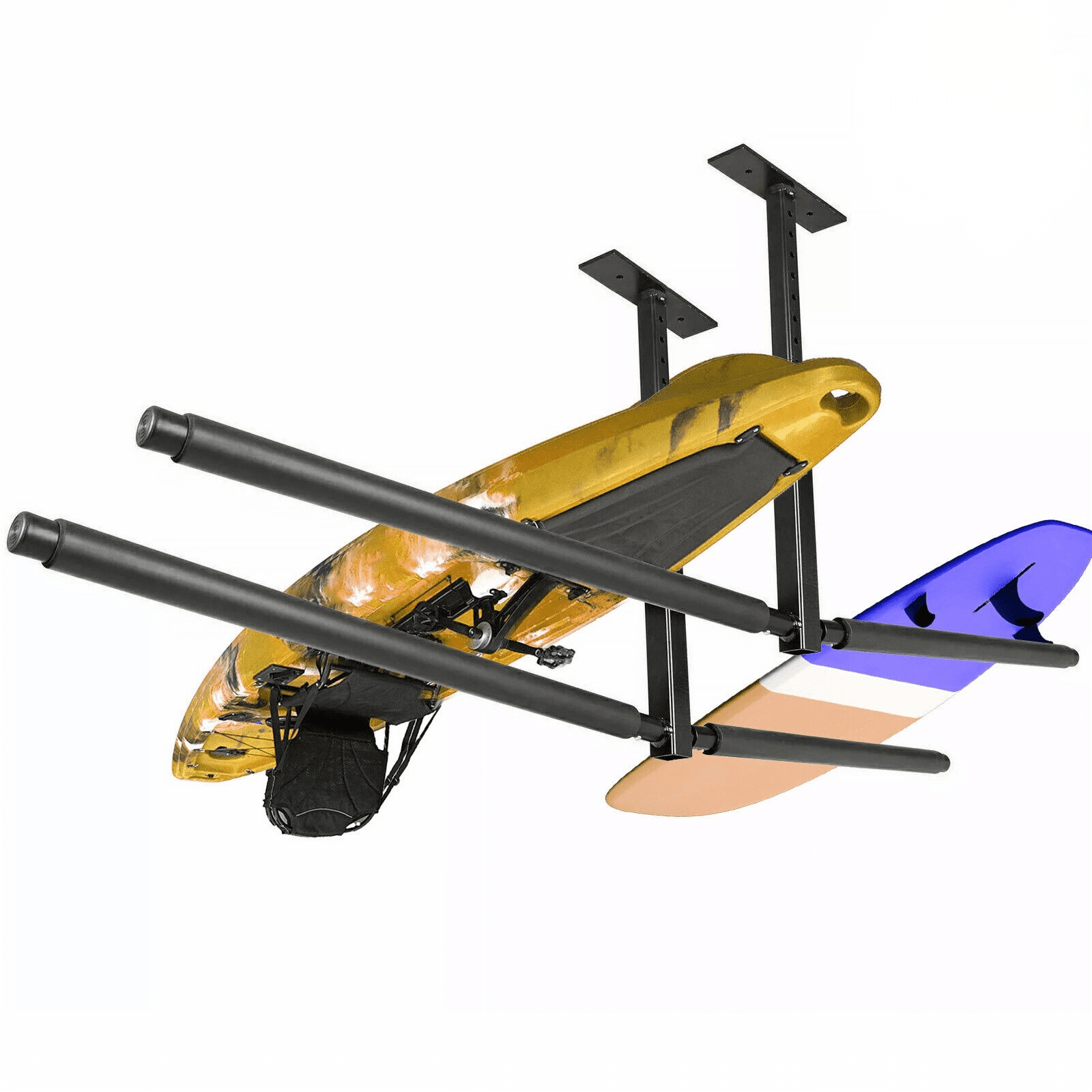 Adjustable Kayak Rack Overhead Ceiling Mount Rack Storage Hi Port ...