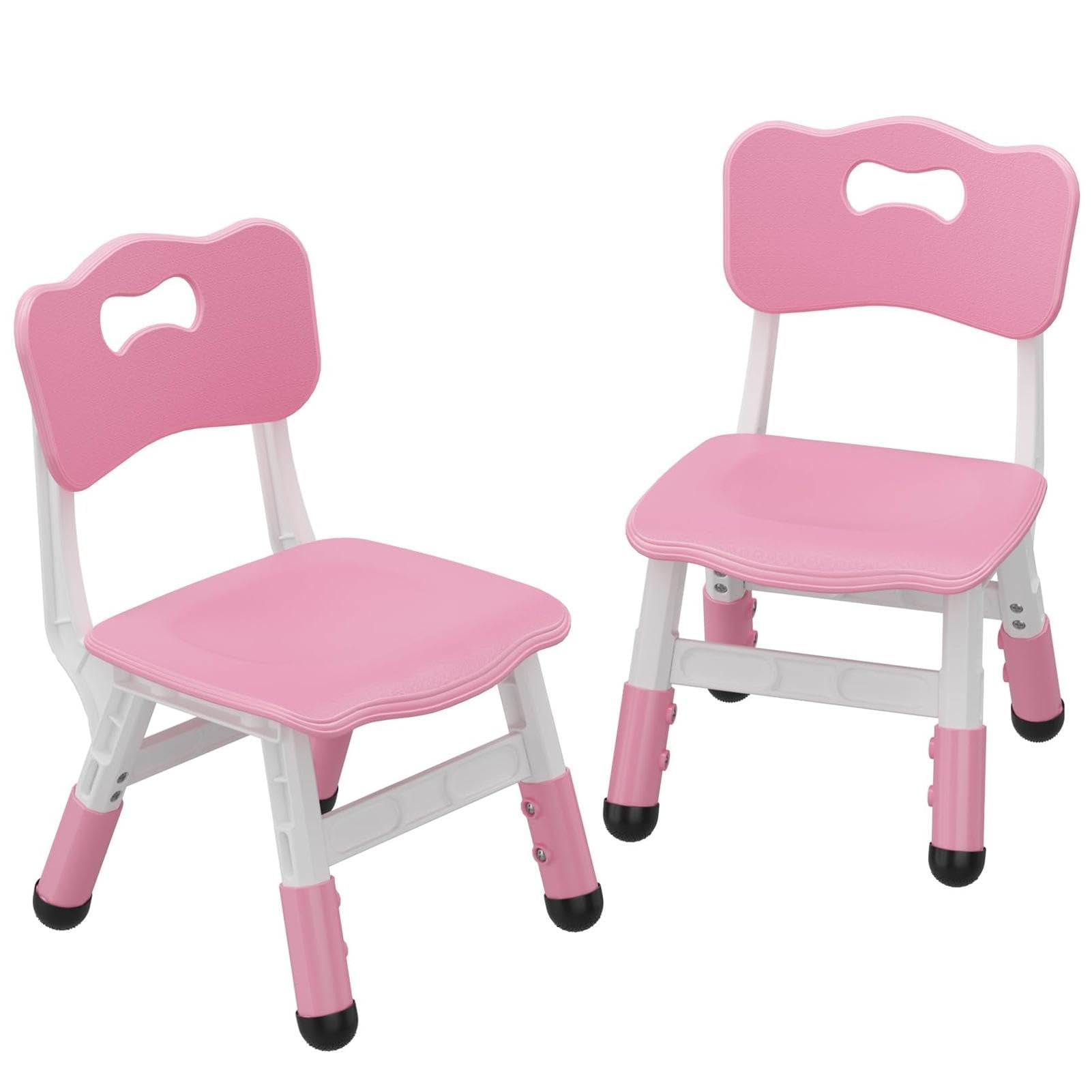Adjustable Kids Chair (2pcs), 3 Level Height Adjustable Toddler Chair ...