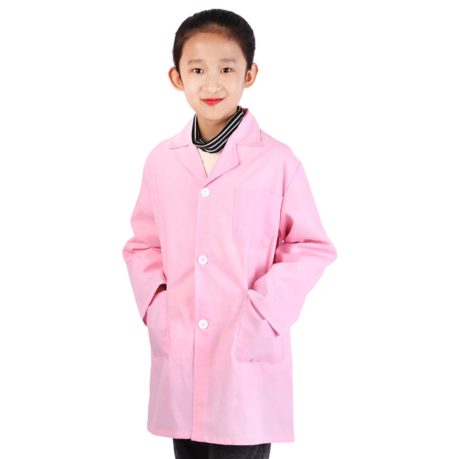 Adjustable Kids Science Lab Coat With Multiple Pockets Role Play ...