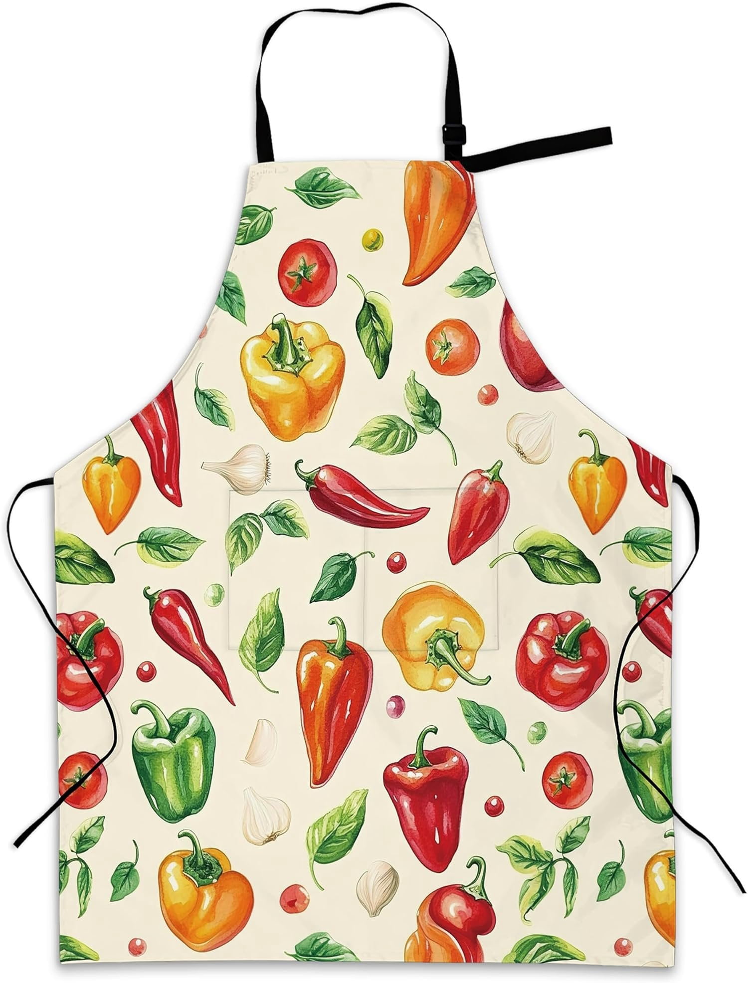 Adjustable Kitchen Apron with Pockets for Women and Men,Soft Chef Apron ...
