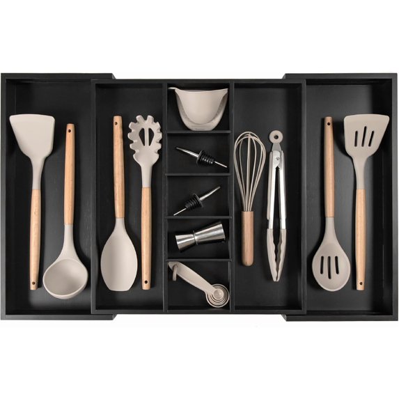 Adjustable Kitchen Drawer Organizer for Utensils and Junk, -Safe ...