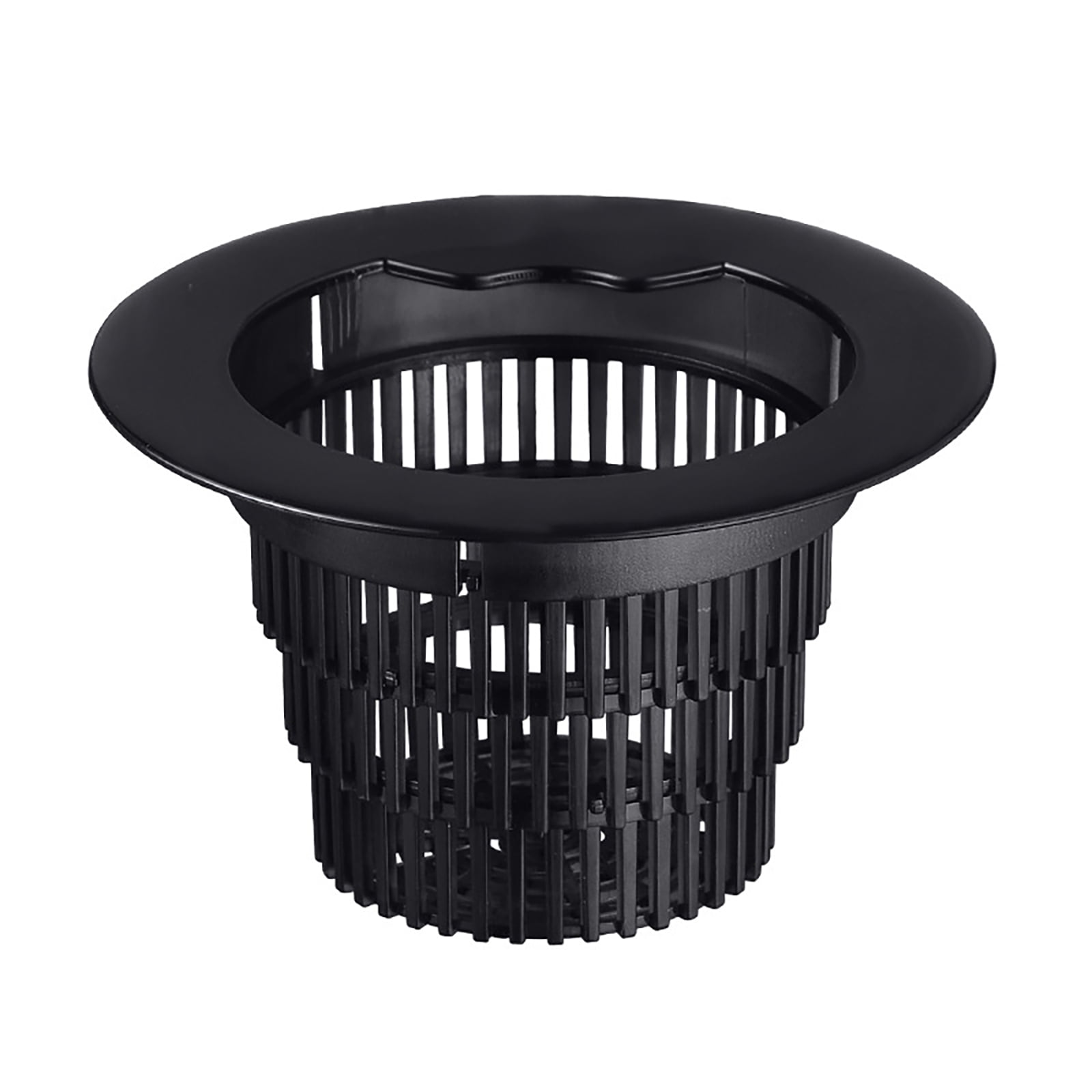Adjustable Kitchen Sink Drain Basket Plastic Round Meshes Sink Strainer ...