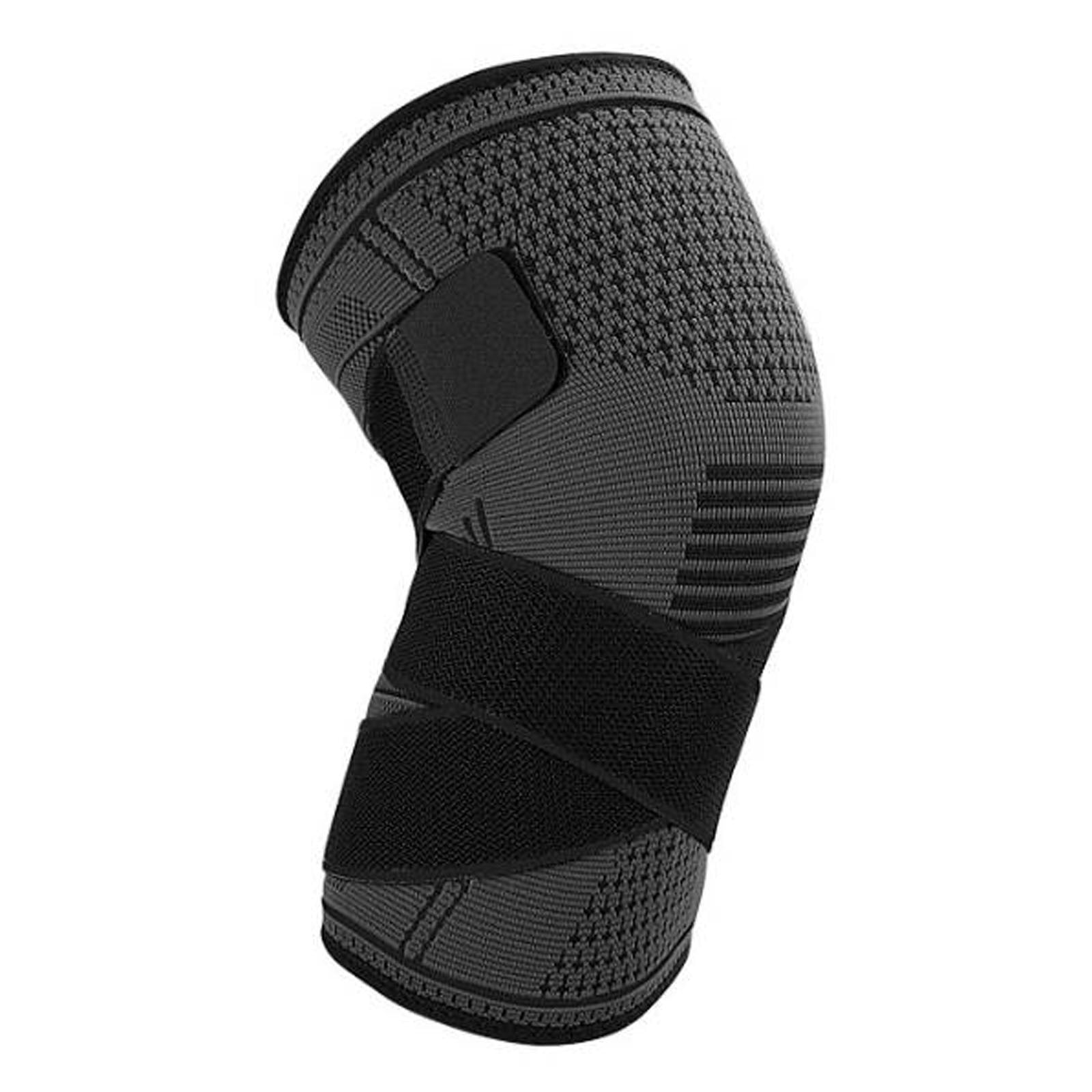 Adjustable Knee Sleeve with Dual Side Stabilizers, Knee Support with ...