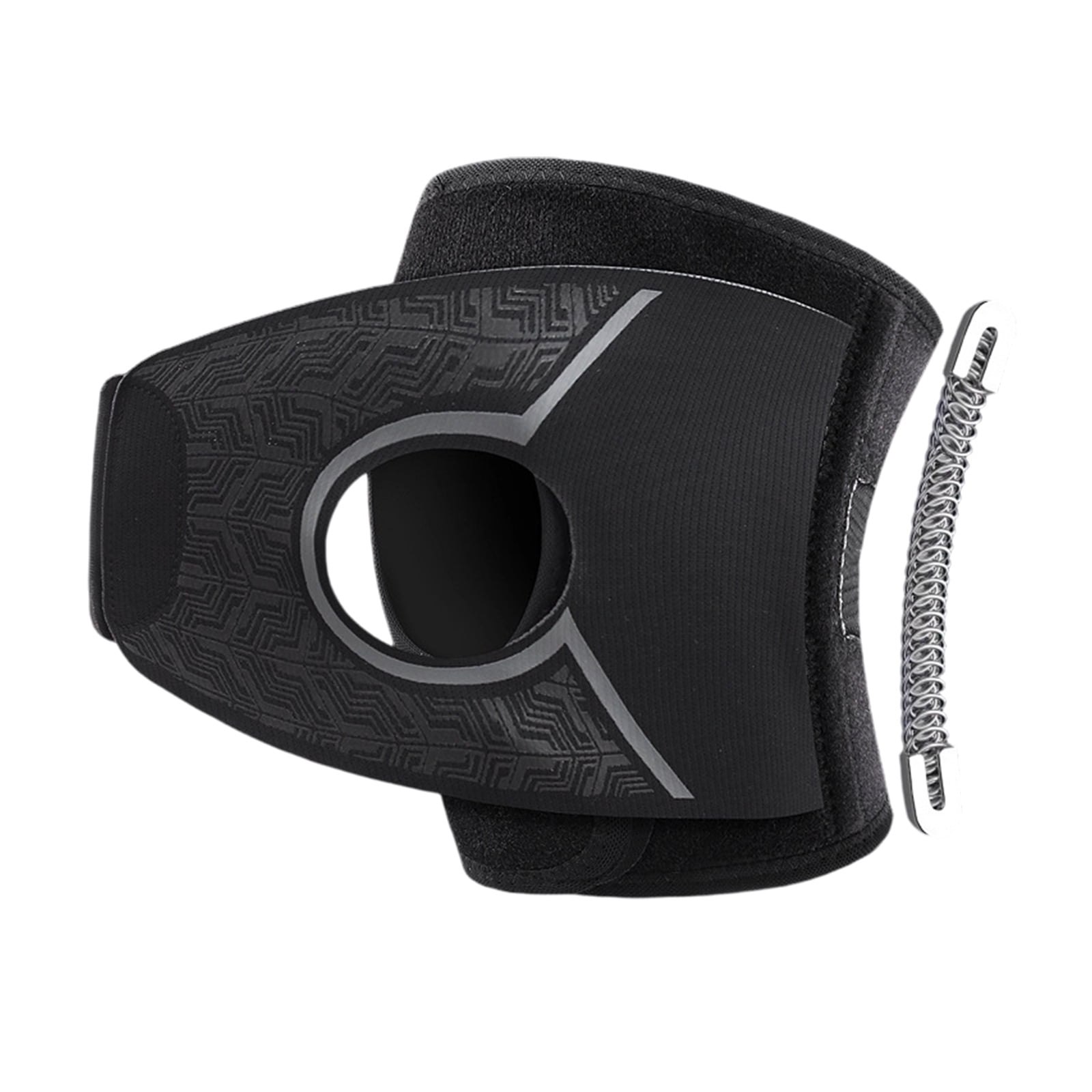 Adjustable Knee Support Brace with Spring Stabilizers Shock Absorption ...