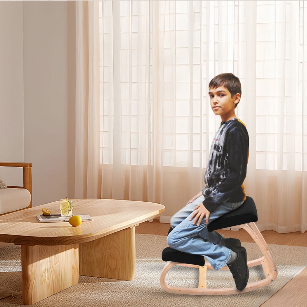 Adjustable Kneeling Office Stool, Ergonomic Rocking Design for Spinal ...