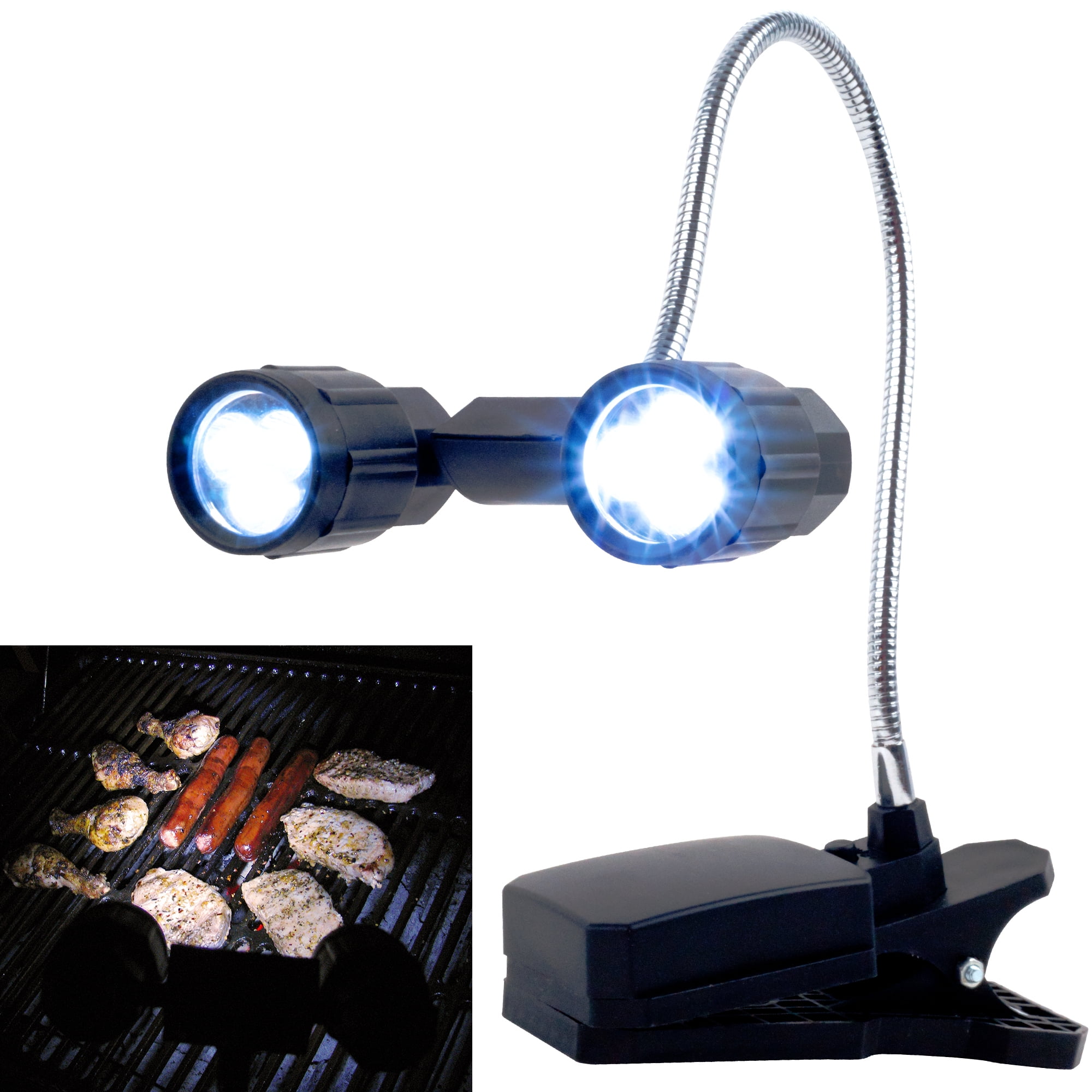 Adjustable LED BBQ Grill Light by Chef Buddy - Walmart.com