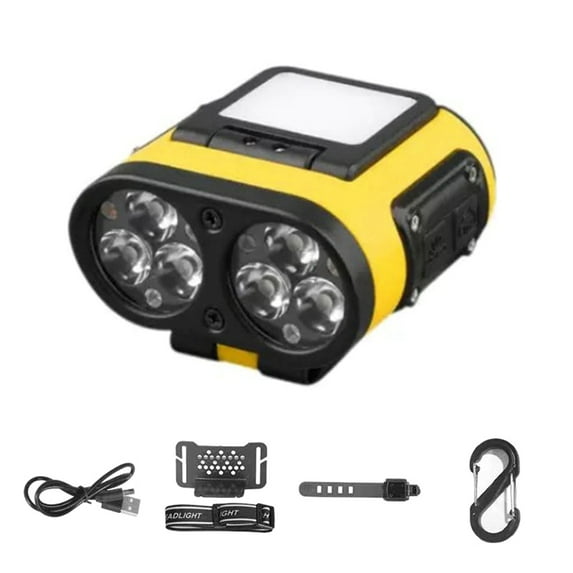 Adjustable LED Hat Flashlight Rechargeable LED Head Flashlight Motion ...
