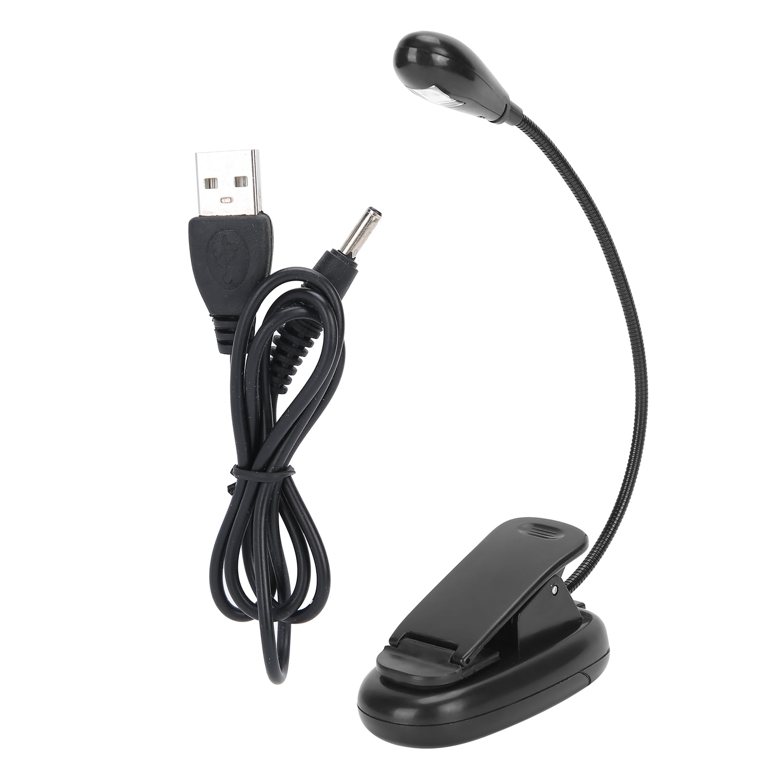 Adjustable LED Reading Light, Clamp,On Design, 5000,6000K White Light ...