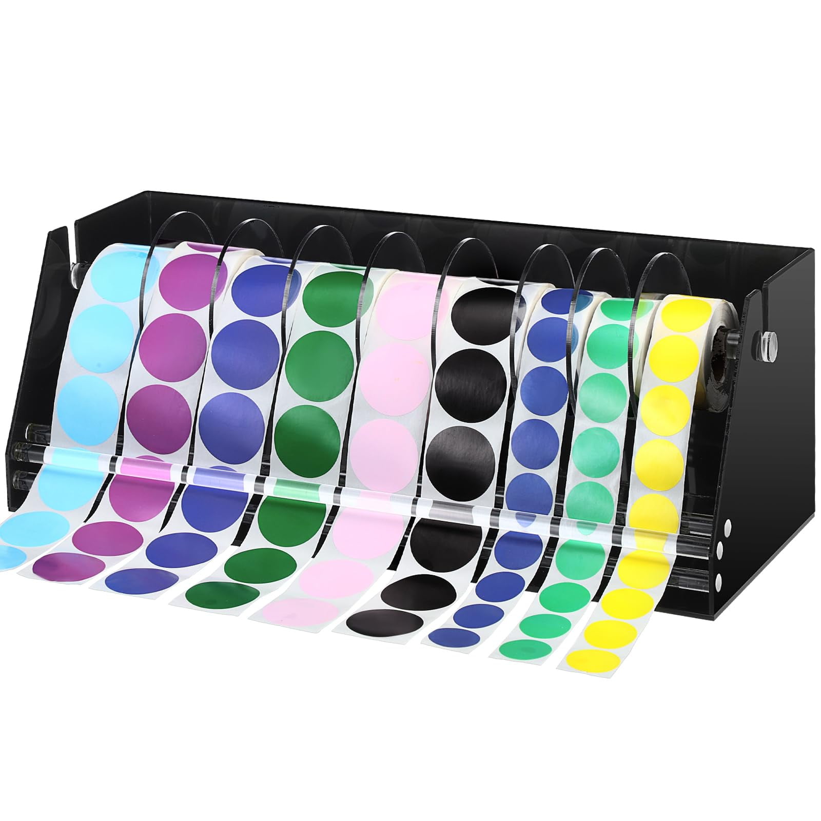 Adjustable Label Dispenser Acrylic Sticker Roll Dispenser Label Roll ...