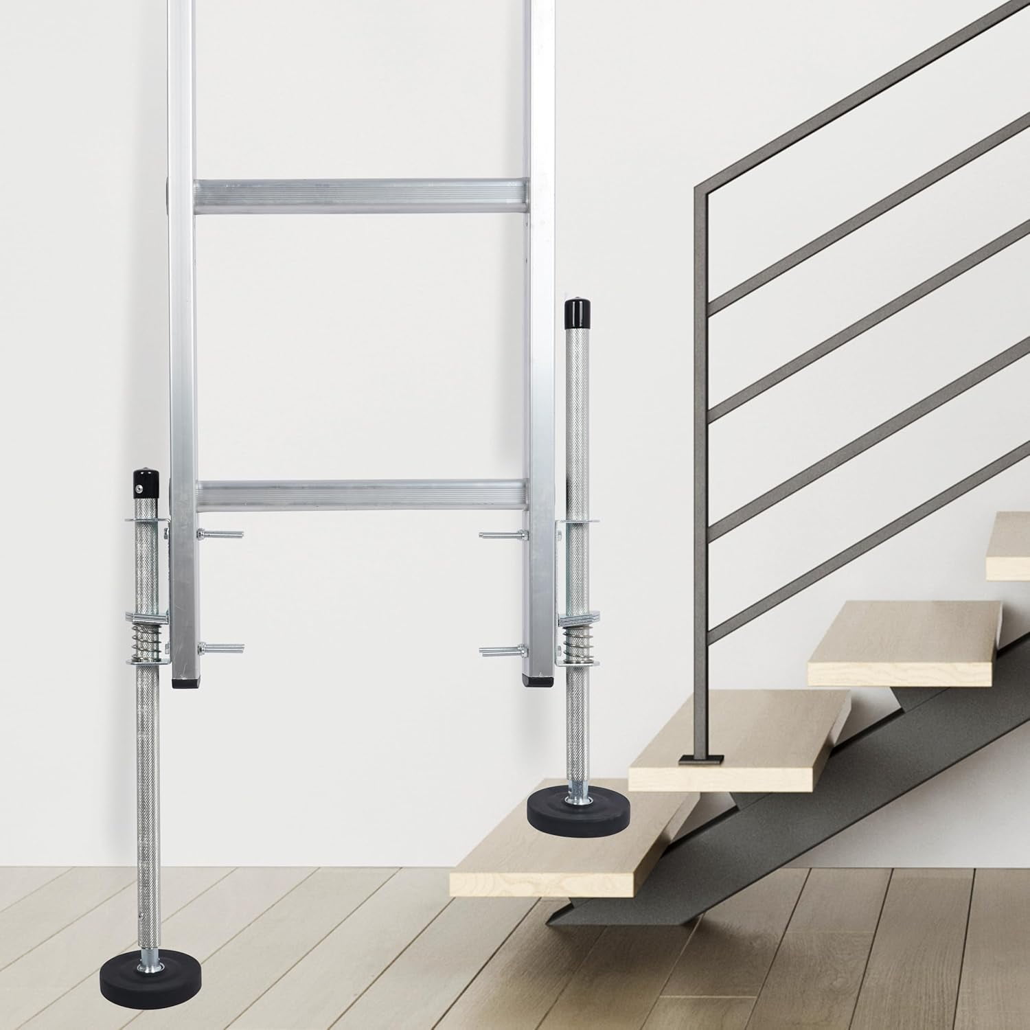 Adjustable Ladder Extension with Anti Slip Base - Ladder Levelers ...