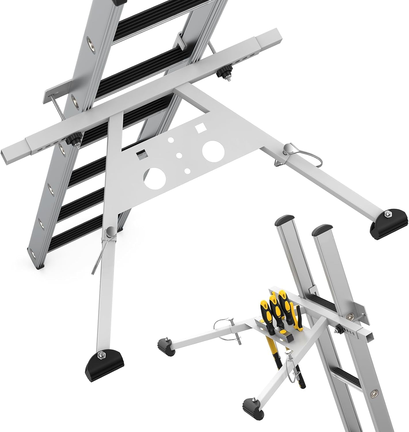 Adjustable Ladder Stabilizer Standoff,Heavy Duty Ladder Safety Support ...