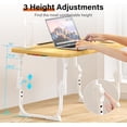 Adjustable Lap Desk for Bed with USB Charging Port, Storage Drawer ...