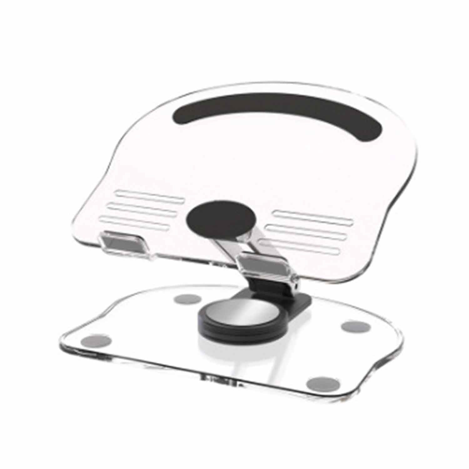 Adjustable Laptop Stand, Acrylic Transparent Portable Laptop Stand with ...