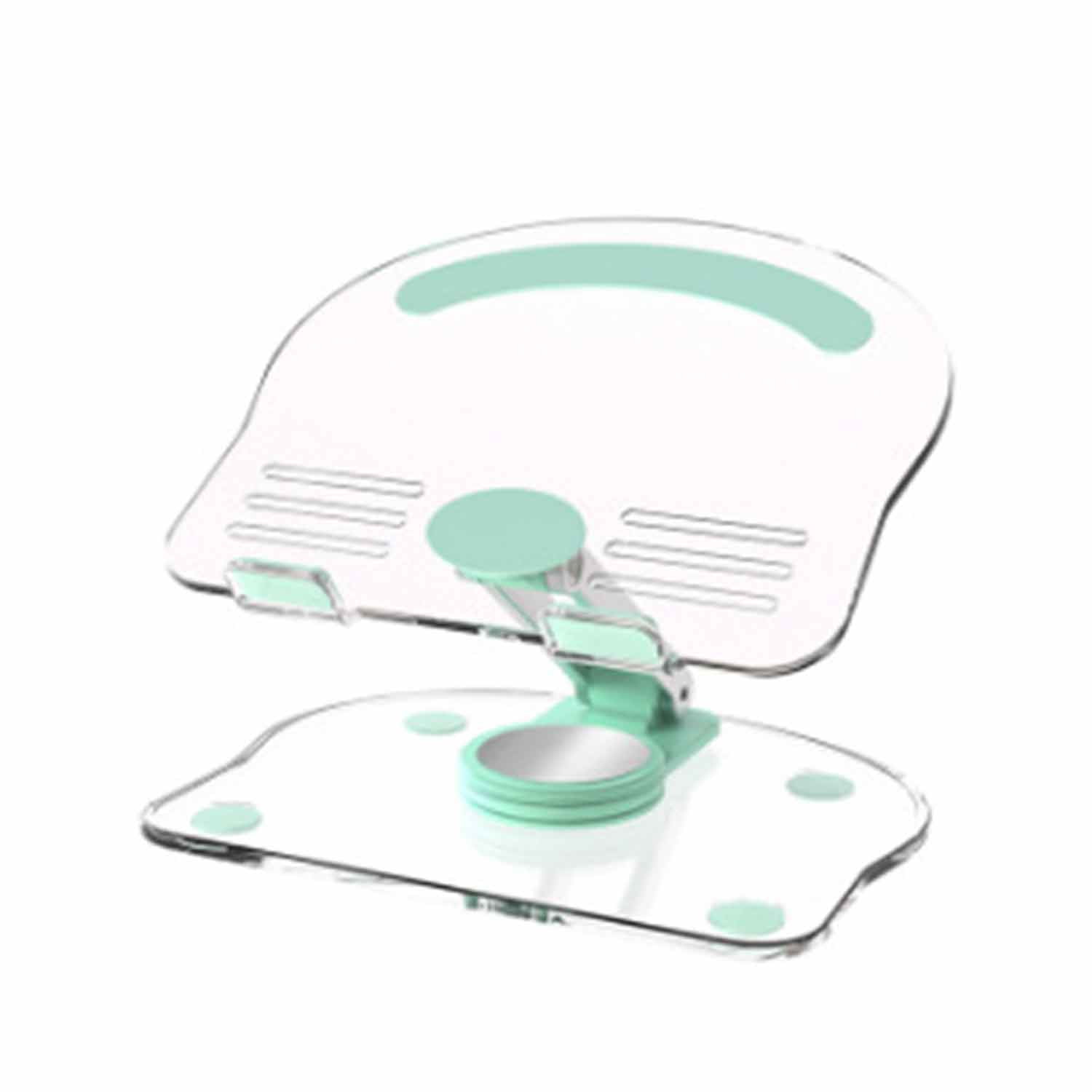 Adjustable Laptop Stand, Acrylic Transparent Portable Laptop Stand with ...