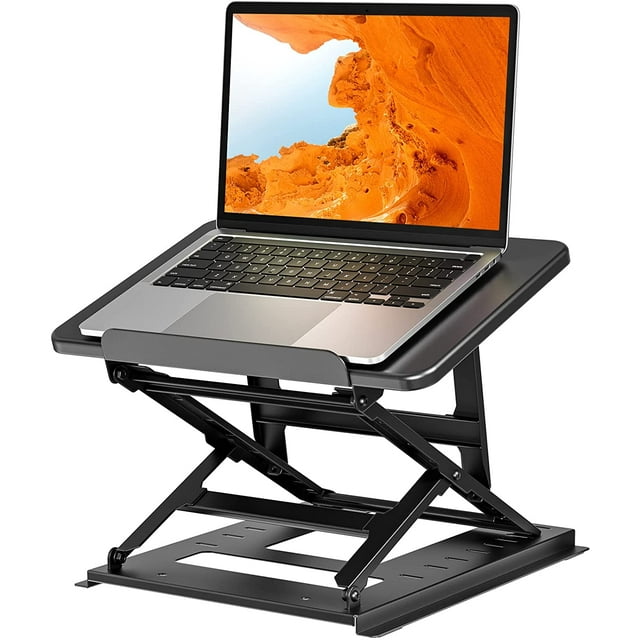 Adjustable Laptop Stand for Desk, Adjustable Height Laptop Riser - Easy ...
