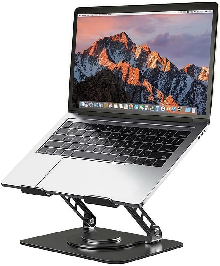 Adjustable Laptop Stand for Desk, Dual Foldable Computer Riser with ...