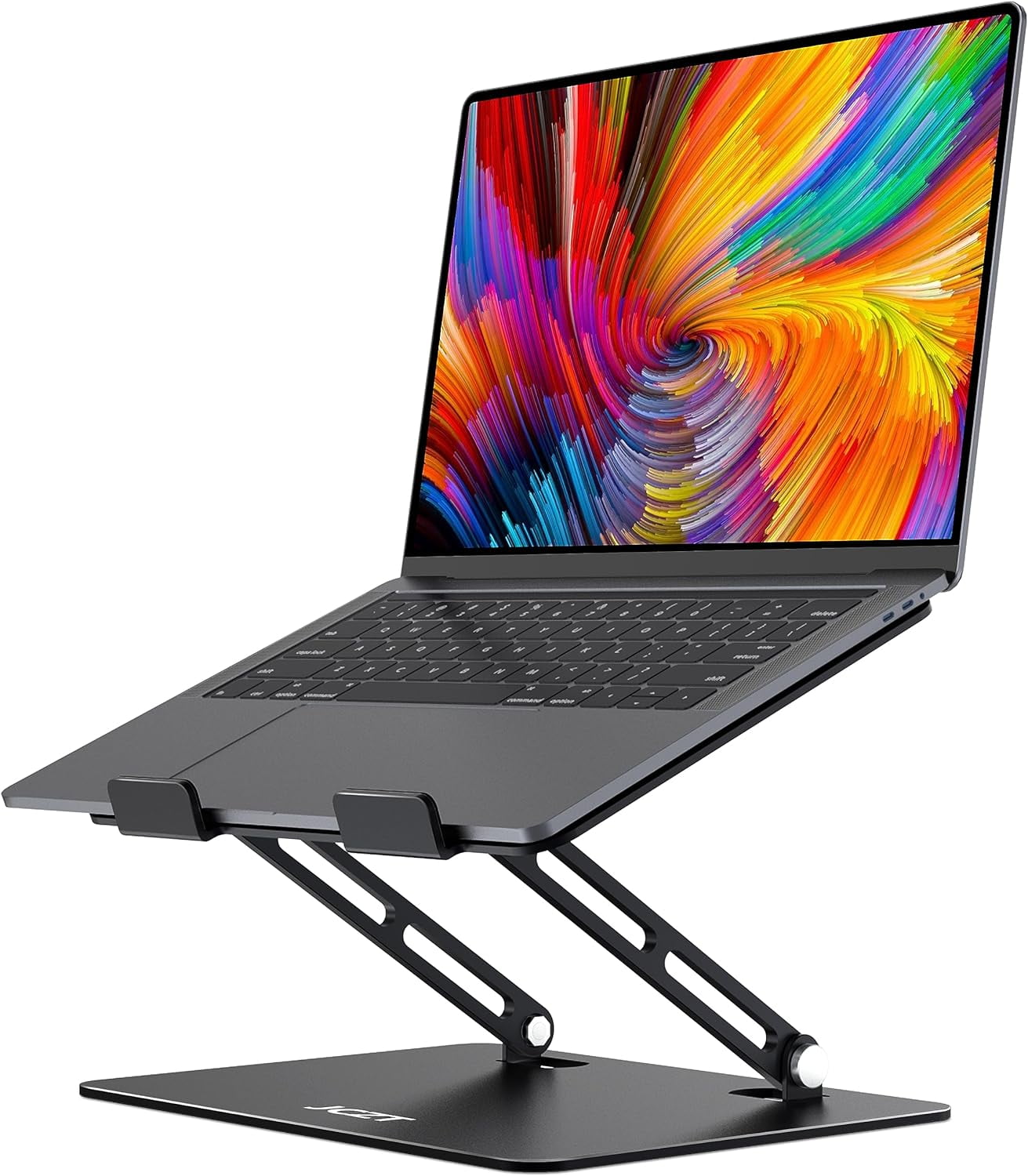 Adjustable Laptop Stand for Desk, Portable Laptop Riser, Aluminum ...