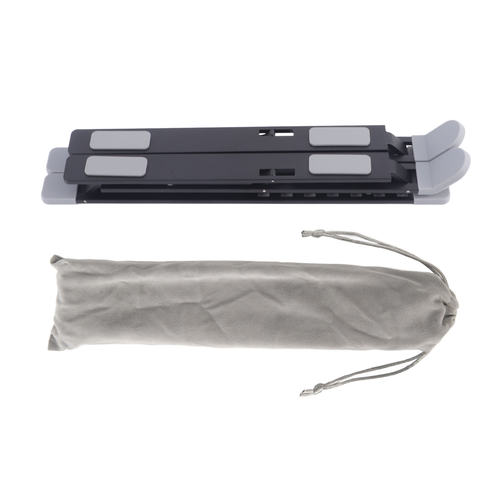 Adjustable Laptop Stand Double Folding Laptop Desktop Holder Aluminum ...