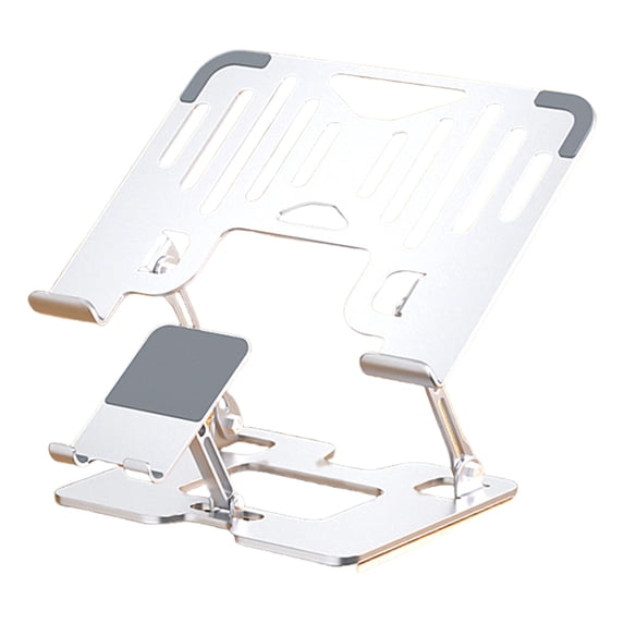 Adjustable Laptop Stand Phone Holder Foldable Carbon Steel Desktop ...