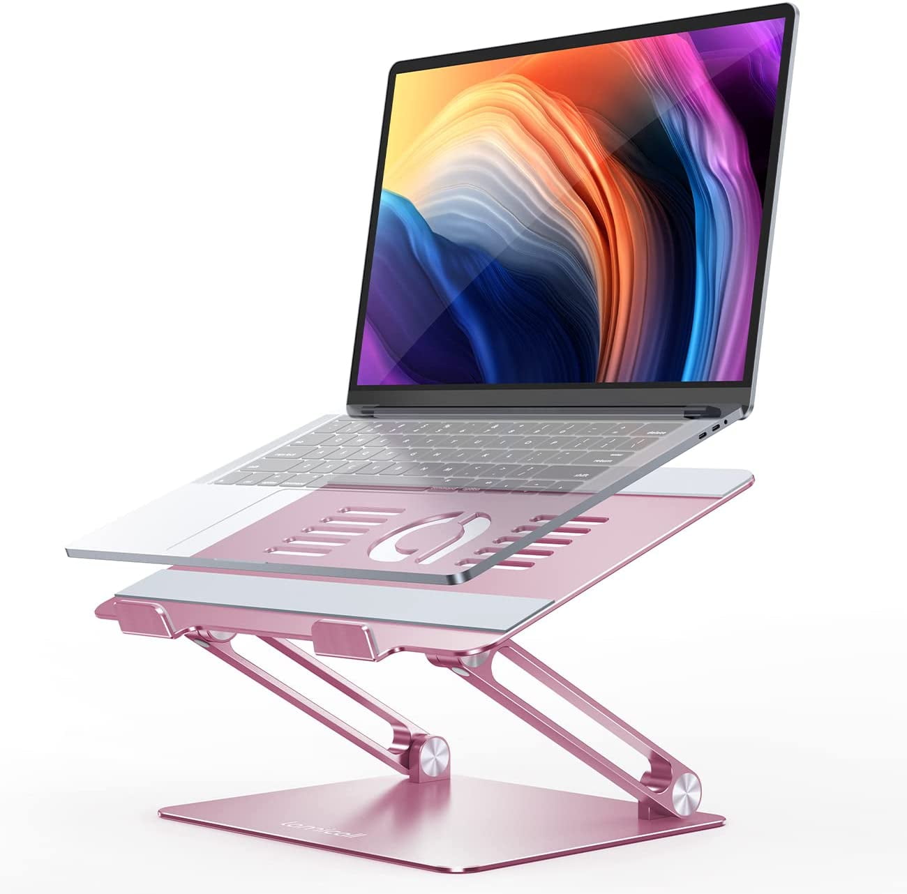 Adjustable Laptop Stand, Portable Laptop Riser, Aluminum Laptop Stand ...