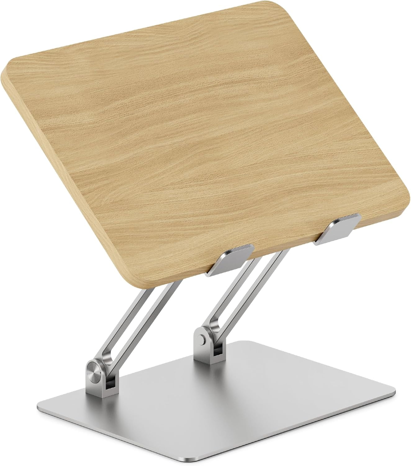 Adjustable Laptop Stand - Portable Wooden Laptop Riser with ...
