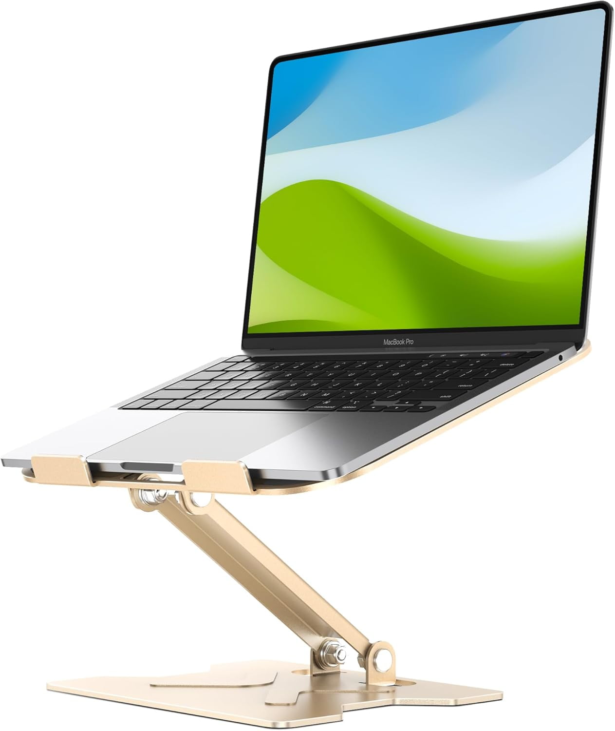 Adjustable Laptop Stand Riser for Desk, Foldable Computer Stand Laptop ...