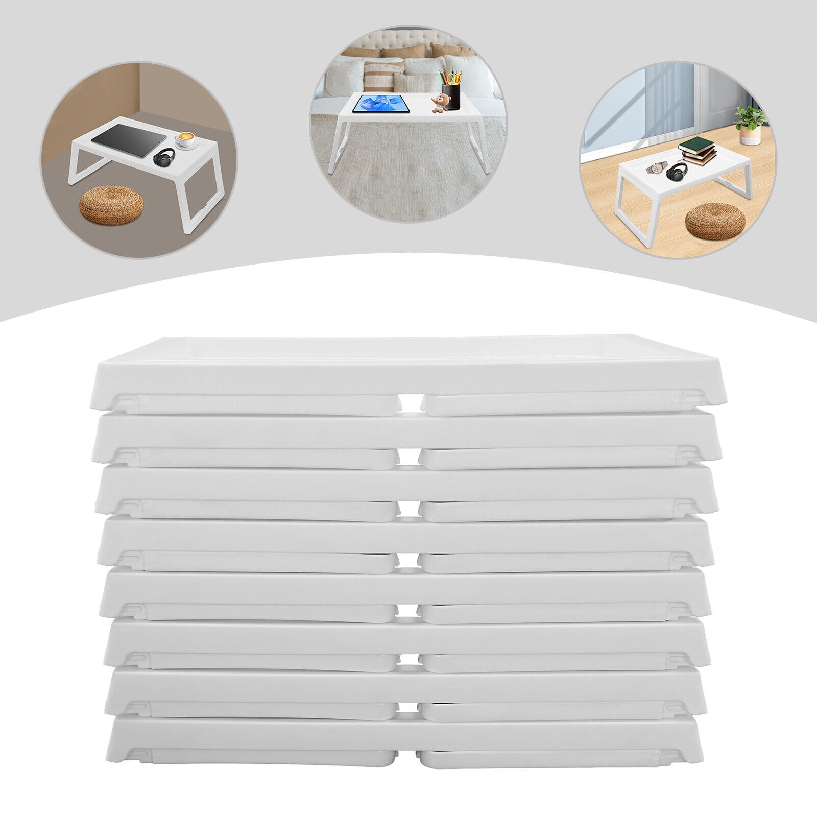Adjustable Laptop Table Stand Lap Tray Sofa Bed Notebook Computer ...