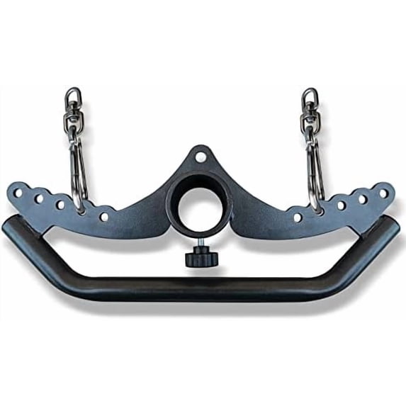 Adjustable Lat Pull down Bar, Cable Machine Attachments for Gym, Home ...