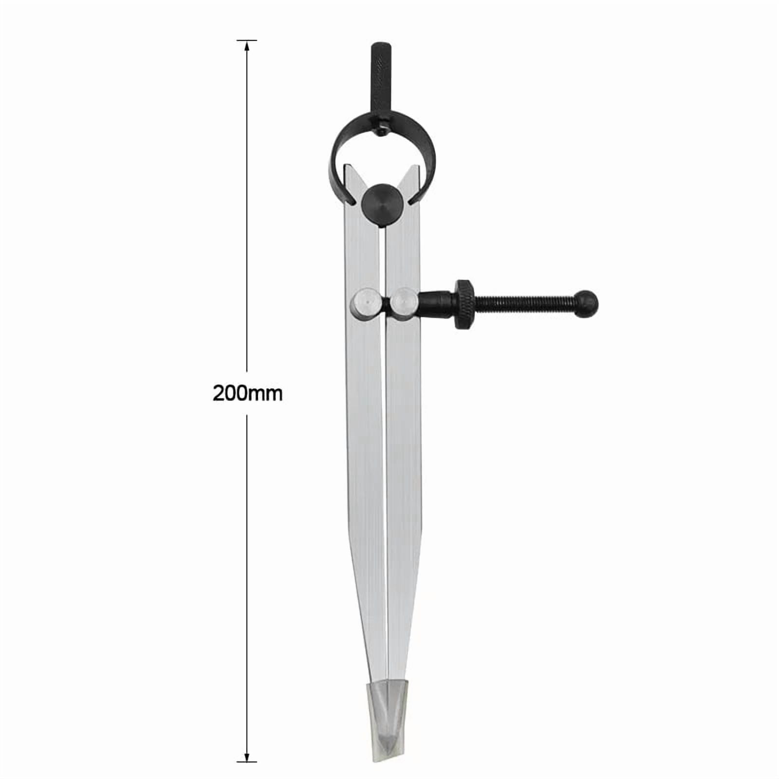 Adjustable Leather Compass Lockable Carbon Steel Divider Wing Creaser ...