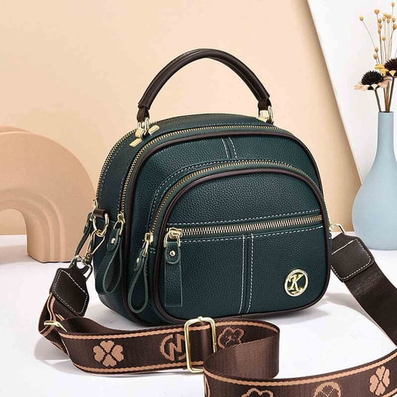 Adjustable Leather Shoulder Bag for Women, Crossbody Handbag with ...