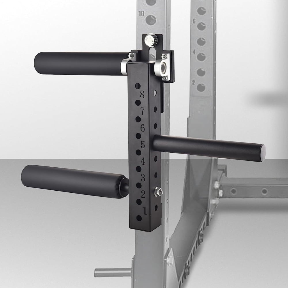 Adjustable Leg Workout Attachment for Squat Rack: Extension & Curl ...