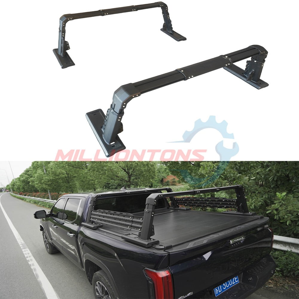 Adjustable Length Heavy-Duty Pickup Truck Ladder Rack Bed Rack System ...